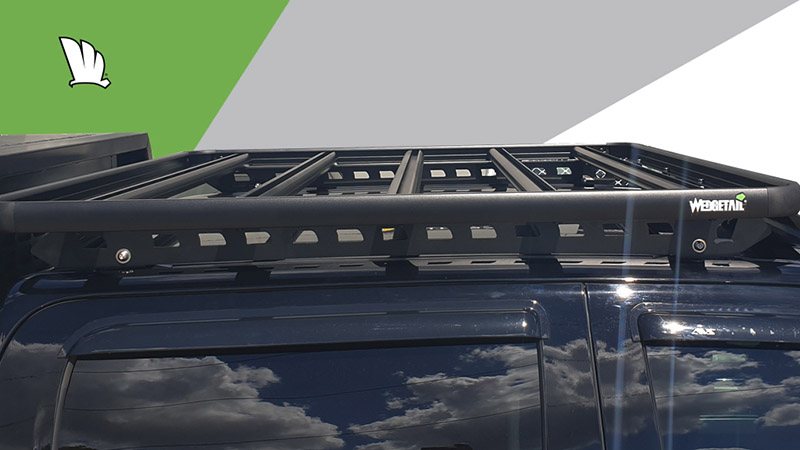 Wedgetail Roof Rack Chevrolet Silverado Gen4 1500/2500 Dual-Cab 2019-O ...
